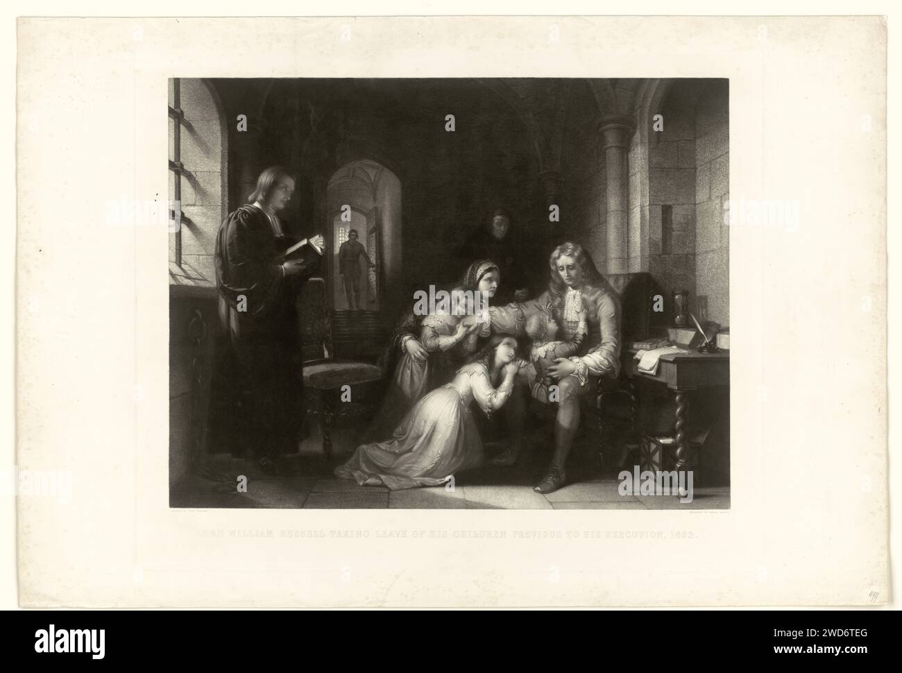 William Russell says goodbye to his family in prison. To Joh. Bridges ...