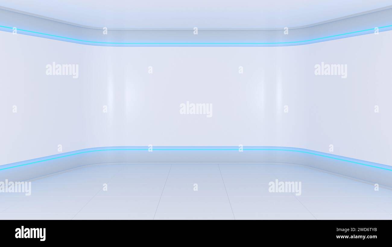 Minimalist room blue hi-res stock photography and images - Alamy