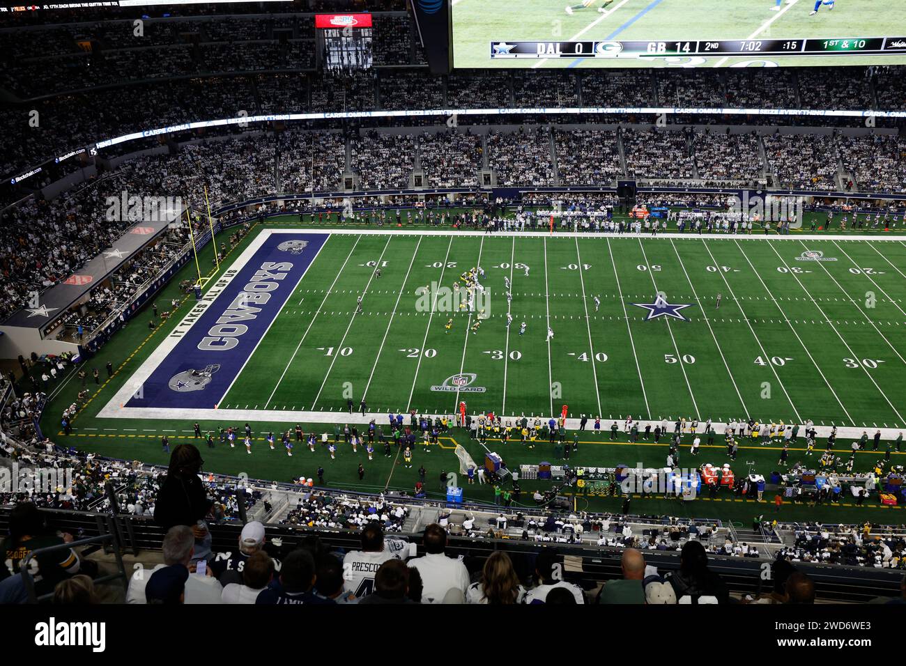 Dallas Cowboys End Zone Aerial View Dallas Cowboys' New Stadium