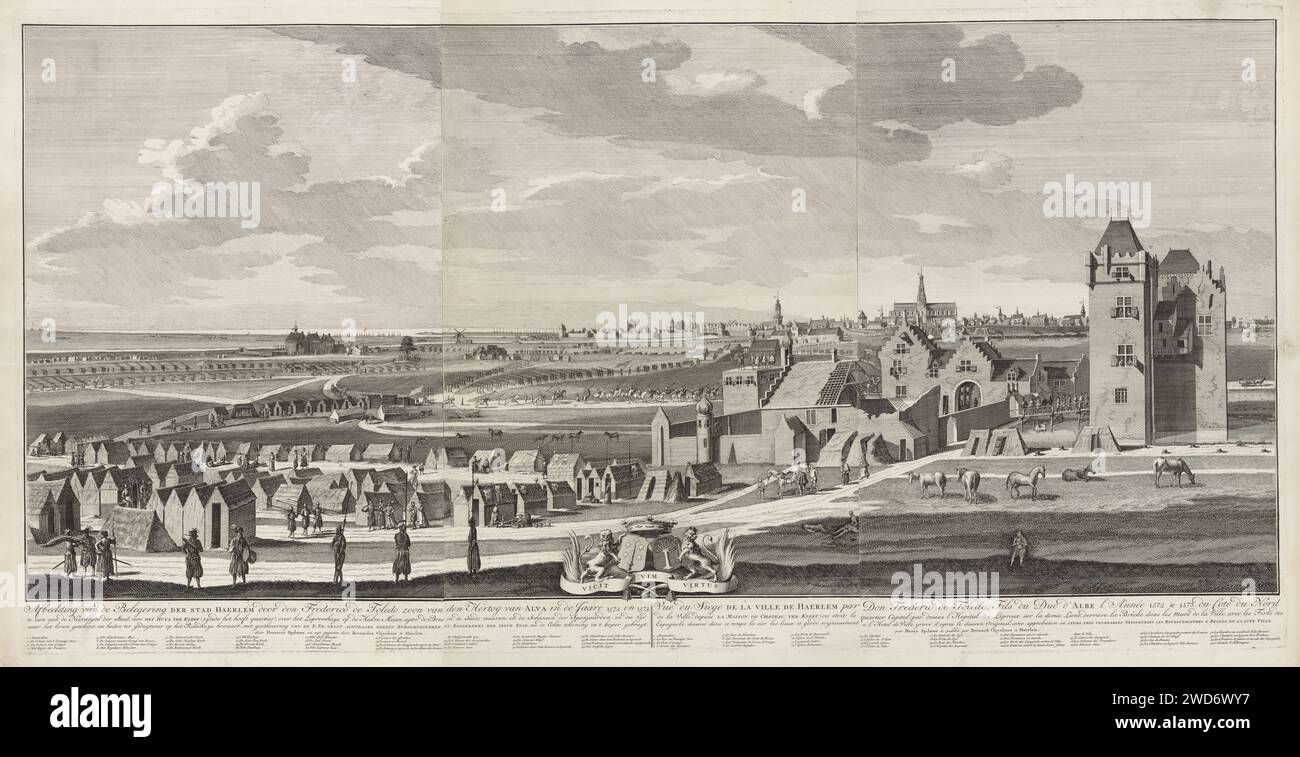 Siege of Haarlem, 1572-1573, Hendrik Spilman, After Anonymous, 1742 ...