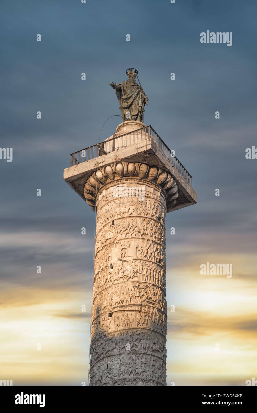 Trajan’s column in rome hi-res stock photography and images - Alamy