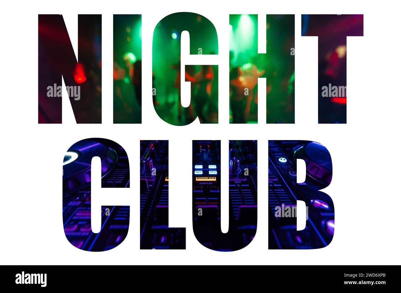 Mixing desk club Cut Out Stock Images & Pictures - Alamy