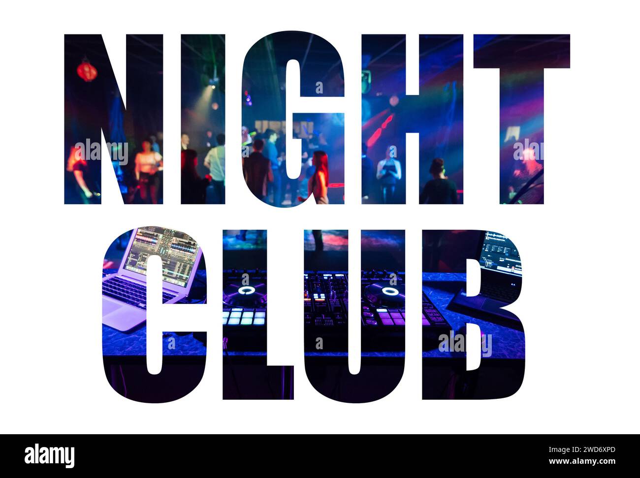 All white nightclub Cut Out Stock Images & Pictures - Alamy
