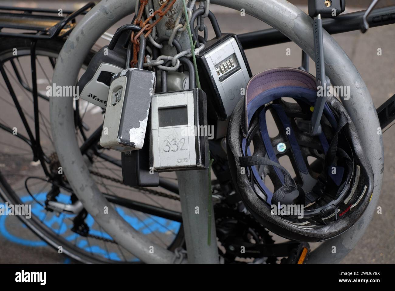 An collection combination padlock Key safe lock boxes for Airbnb short ...