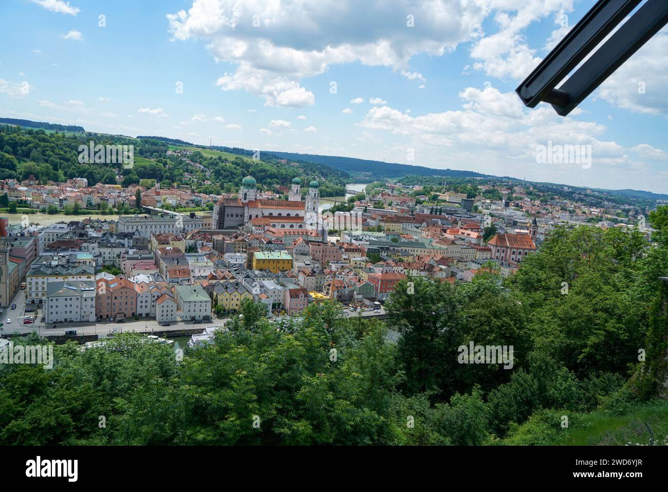 Including st stephens cathedral on the danube hi-res stock photography ...