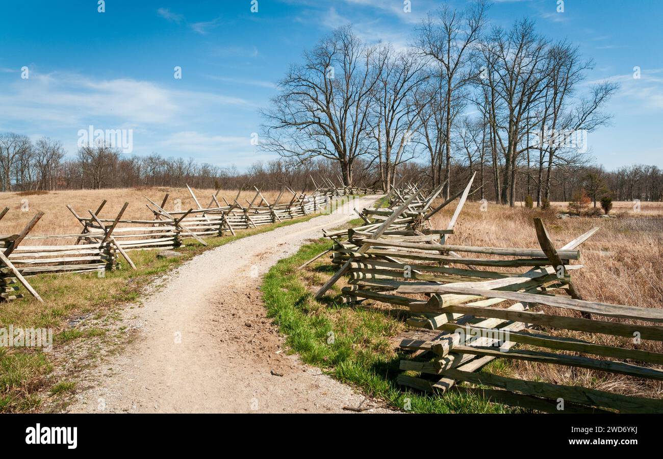 Gettysburg National Military Park, American Civil War Battlefield, in ...