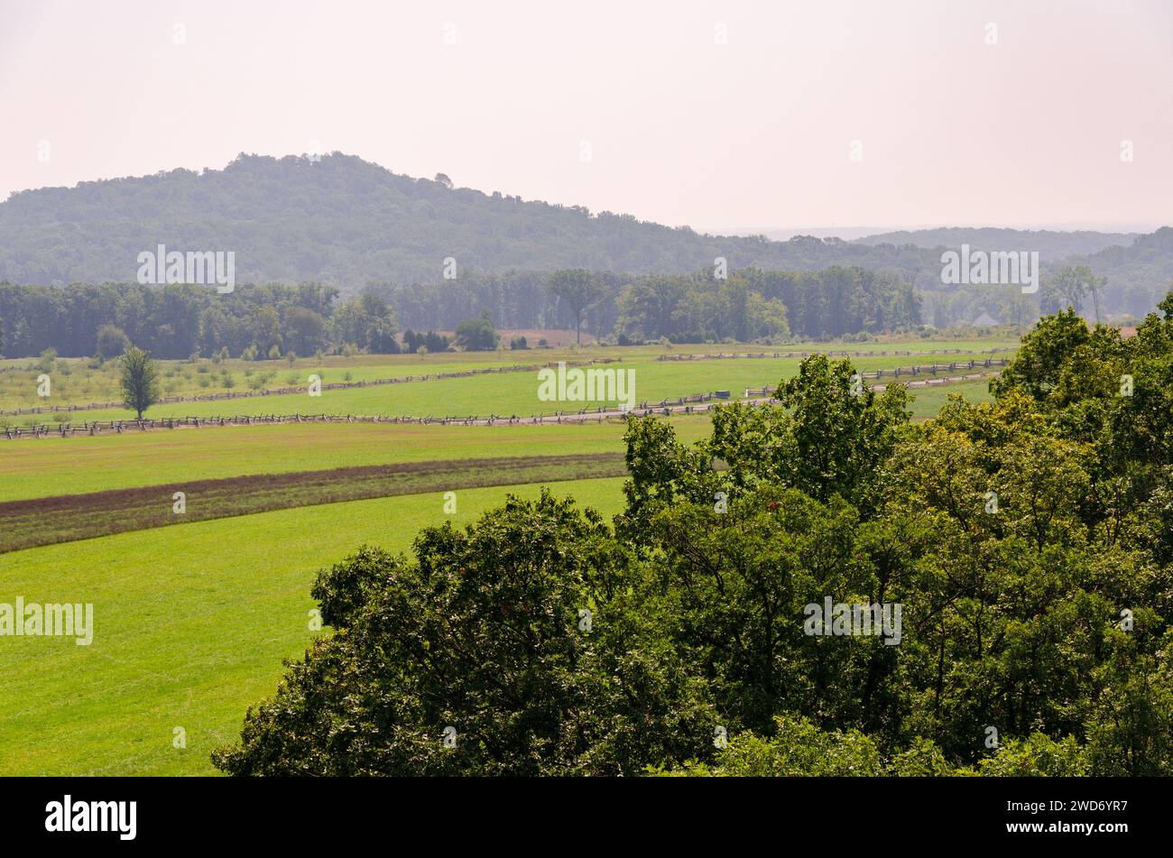 Gettysburg National Military Park, American Civil War Battlefield, in ...