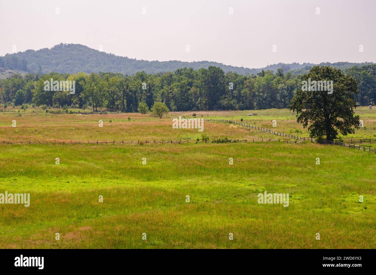 Gettysburg National Military Park, American Civil War Battlefield, in ...