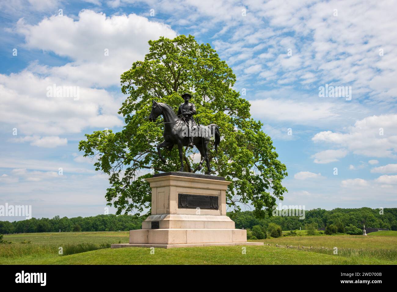 Gettysburg National Military Park, American Civil War Battlefield, in ...