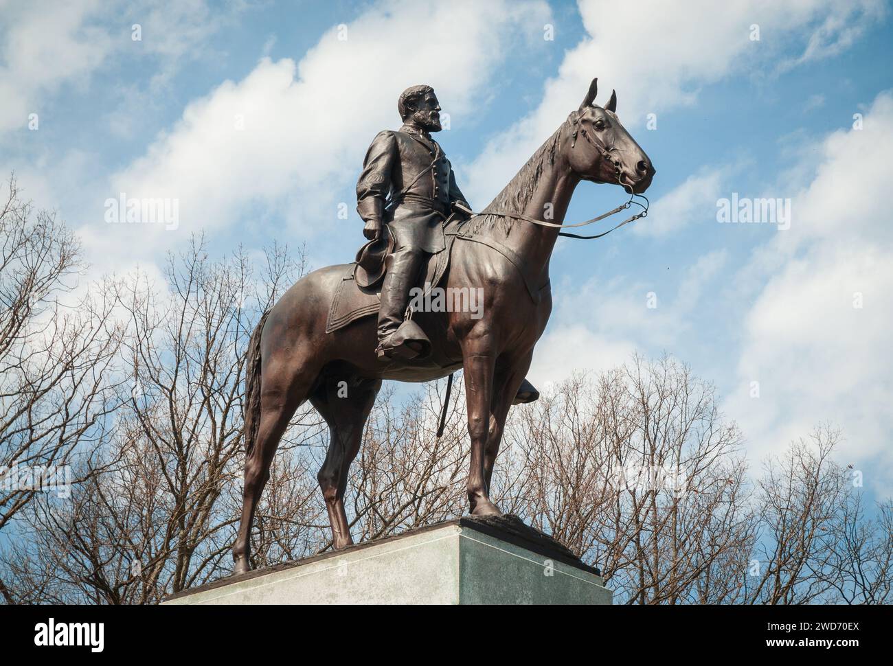 Gettysburg National Military Park, American Civil War Battlefield, in ...