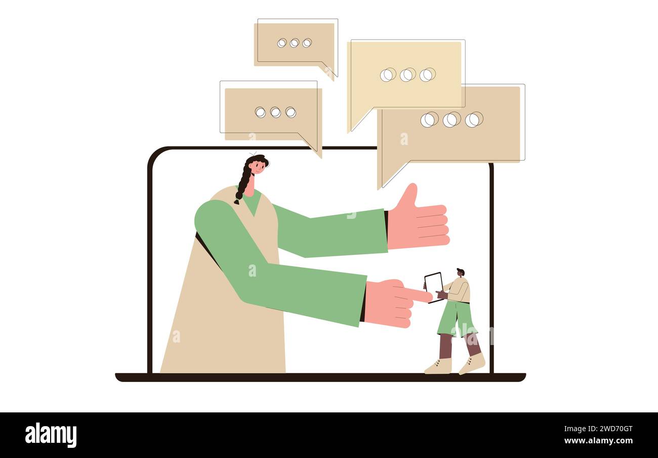 Study with me. Study buddy. Education together. Vector illustration ...