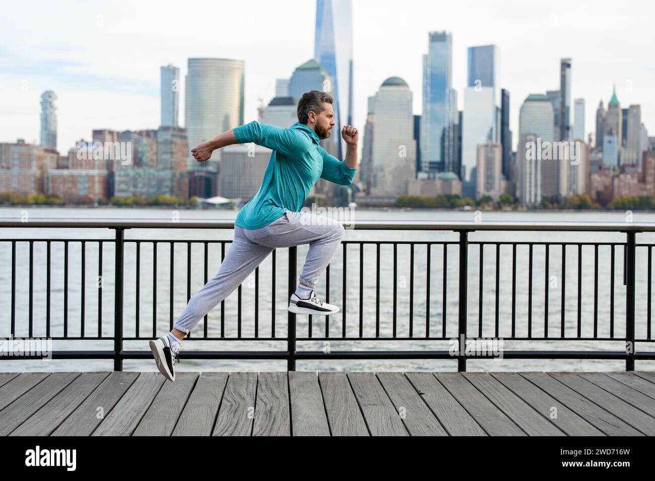 Sport runner. Man running. Fit male sport fitness model sprinting ...