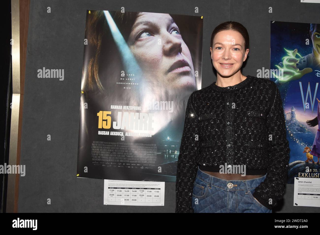 Hannah Herzsprung Schauspielerin Hauptdarstellerin Muenchen 18.01.2024 ...