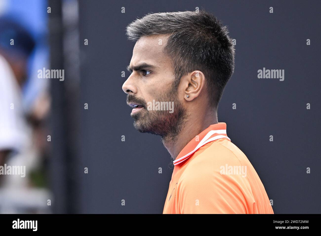 Sumit Nagal of India during the Australian Open AO 2024 Grand Slam ...