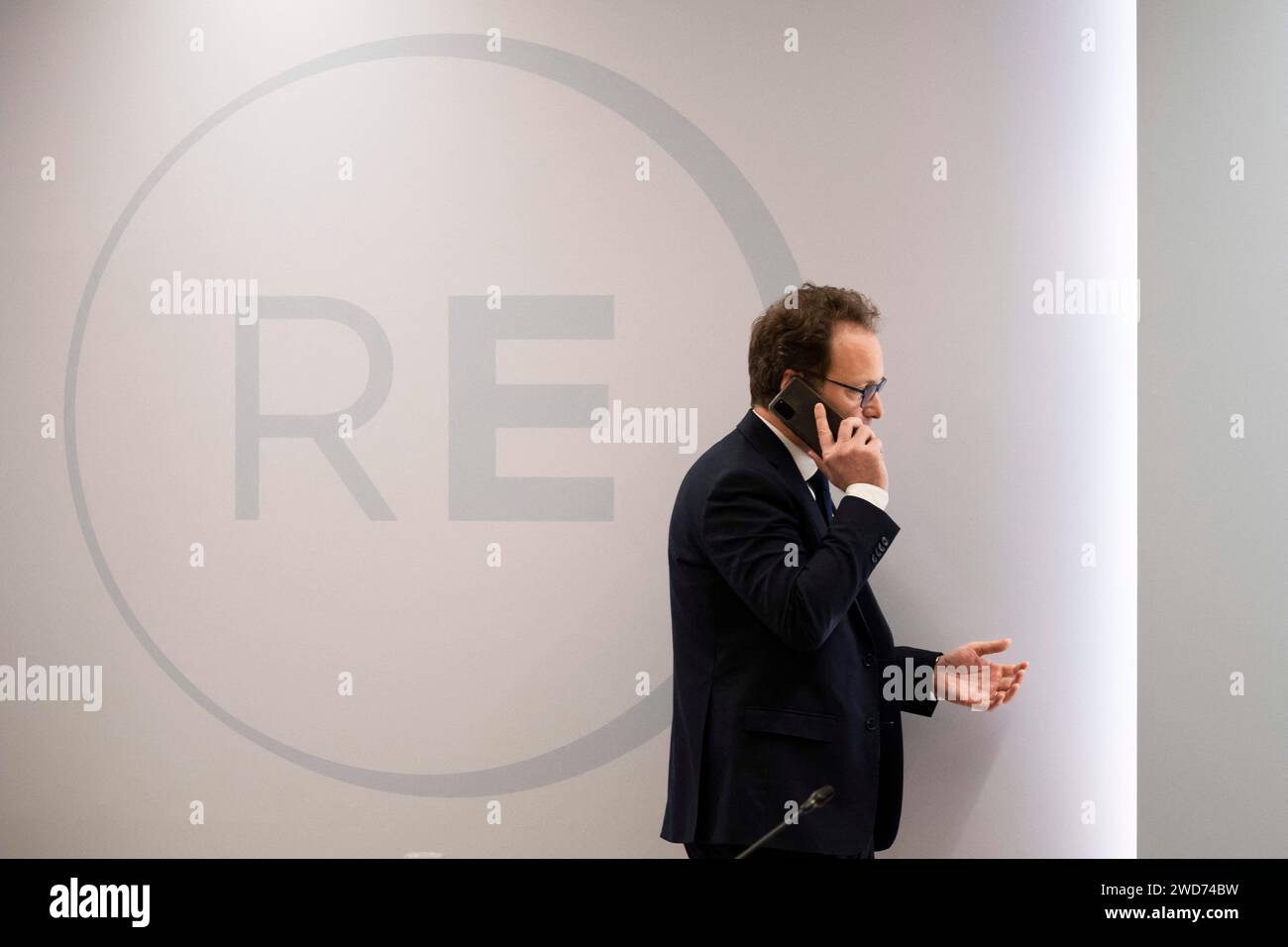 Paris, France. 18th Jan, 2024. Sylvain Maillard with « Renaissance ...