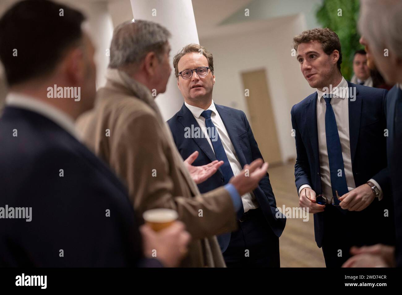Paris, France. 18th Jan, 2024. Sylvain Maillard with « Renaissance ...