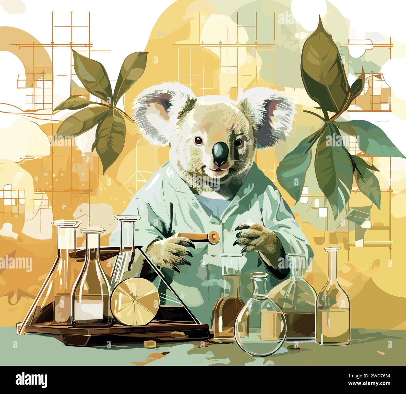 Clip art scientist hi-res stock photography and images - Alamy