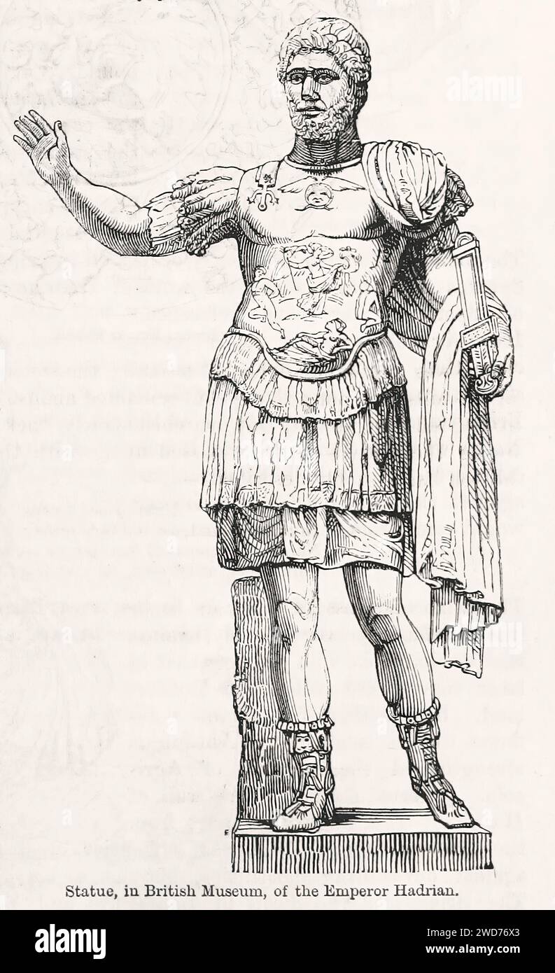 Emperor hadrian illustration hi-res stock photography and images - Alamy