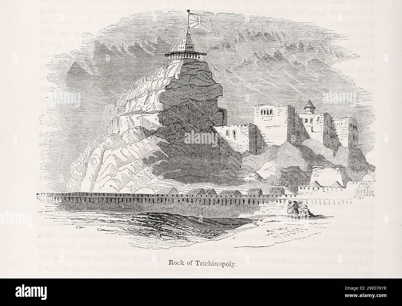 ROCK OF TRICHINOPOLY. - Image taken from "The Popular History Of ...