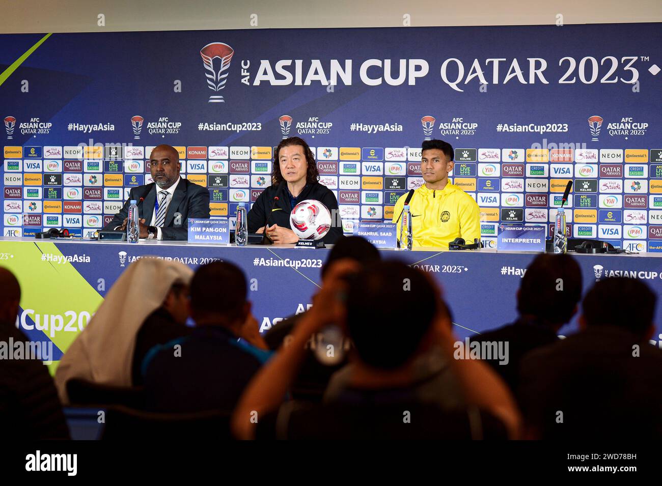 Doha, Qatar. 19 January, 2024. AFC Asian Cup Qatar 2023, Pre-Match ...