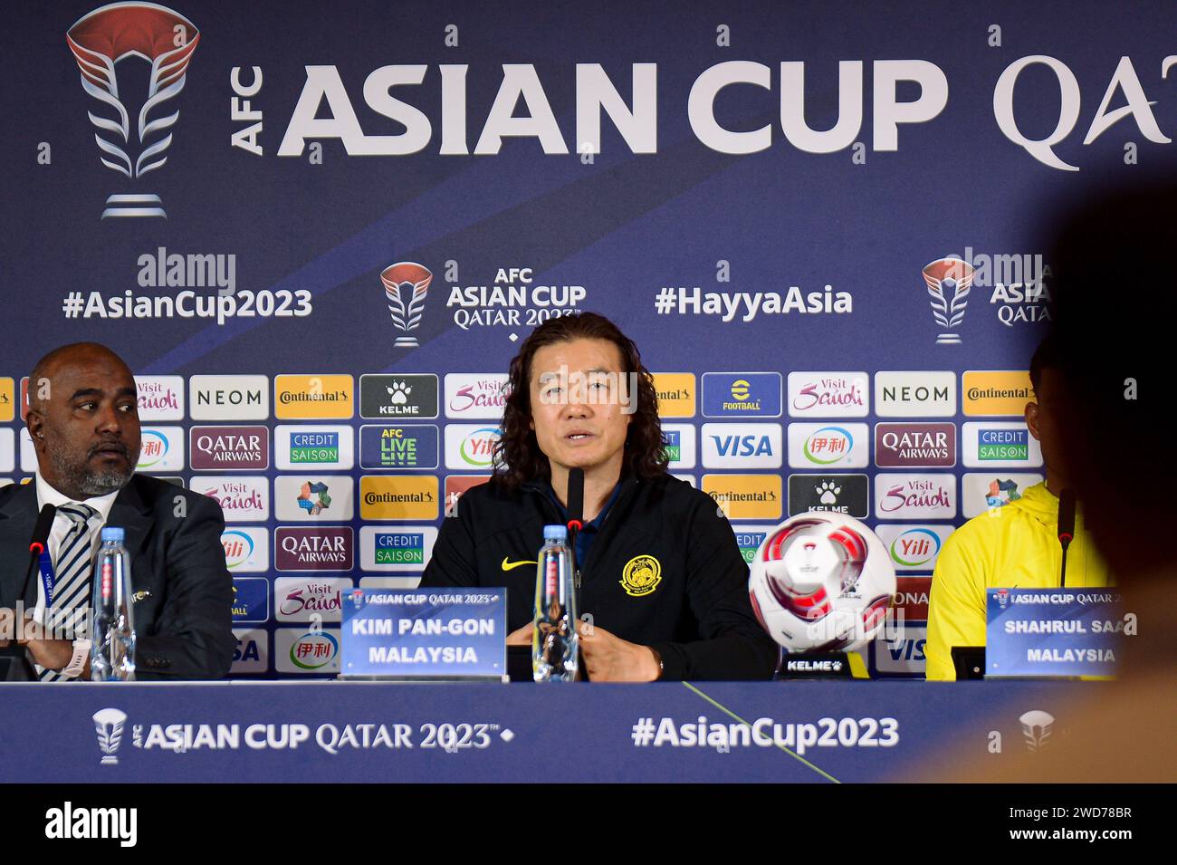 Doha, Qatar. 19 January, 2024. AFC Asian Cup Qatar 2023, Pre-Match ...