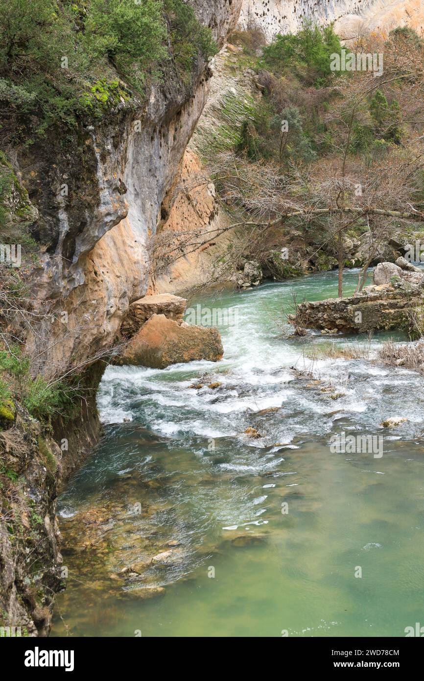 The Strait of Priego and the Escabas River in Cuenca region, Spain ...