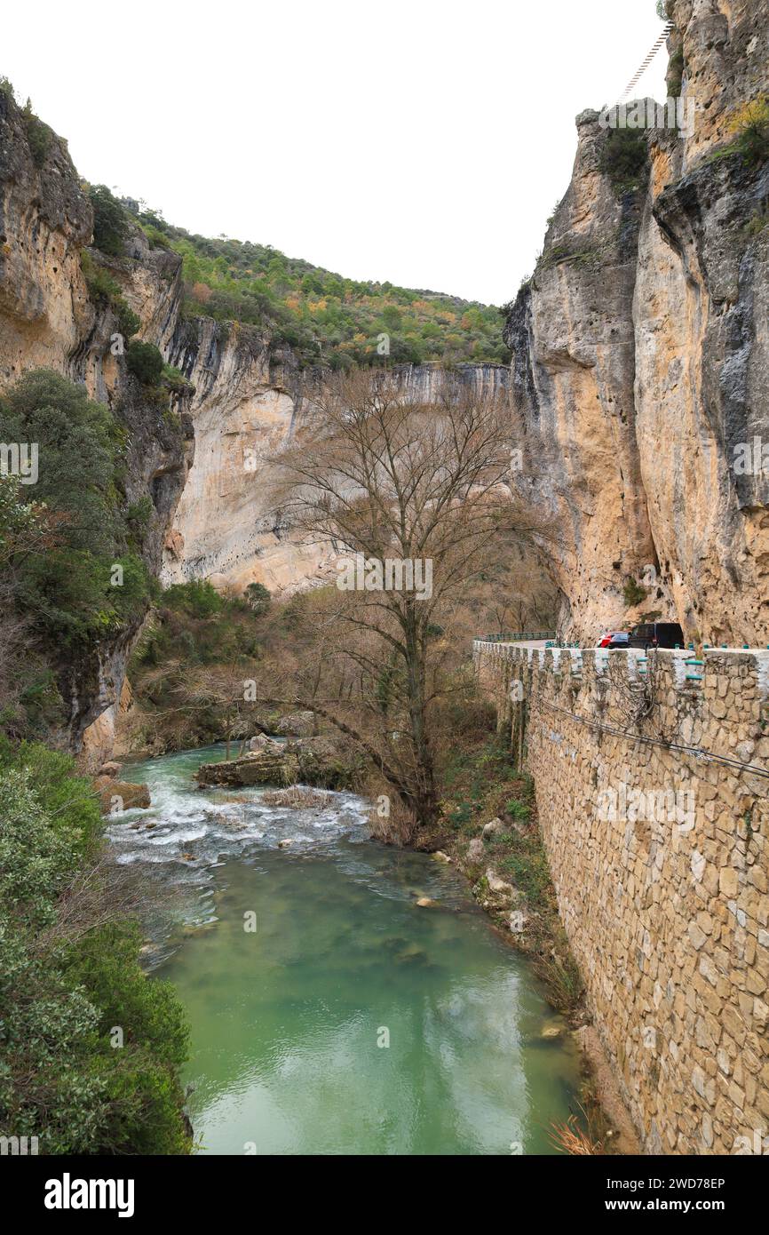 The Strait of Priego and the Escabas River in Cuenca region, Spain ...
