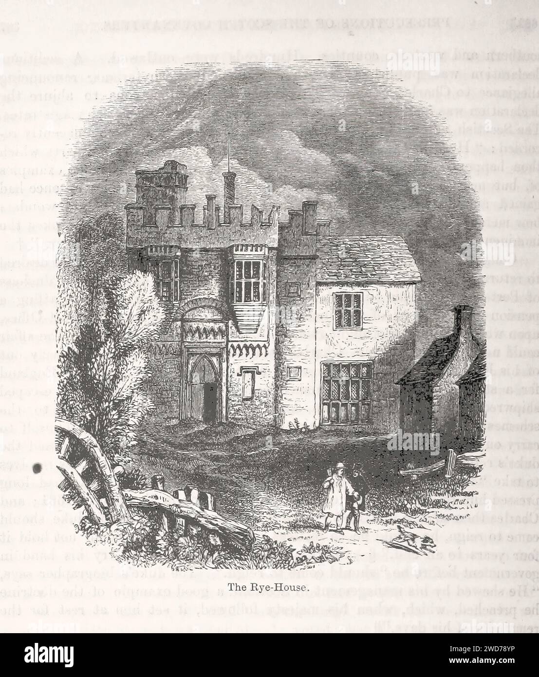 THE RYE-HOUSE - Image taken from "The Popular History Of England: An ...