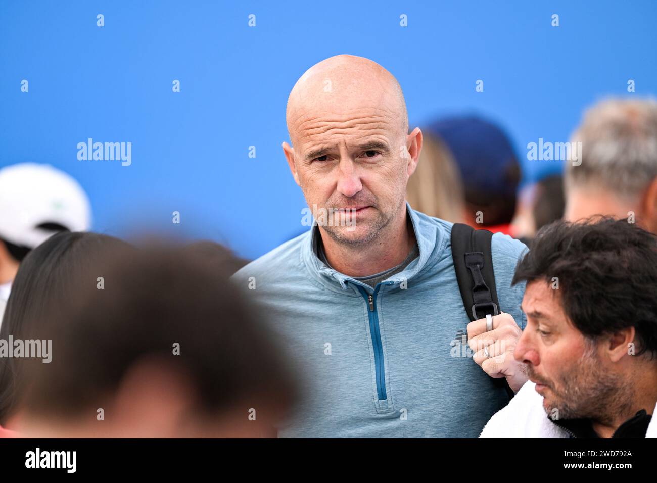 Paris, France. 18th Jan, 2024. Ivan Ljubicic during the Australian Open ...