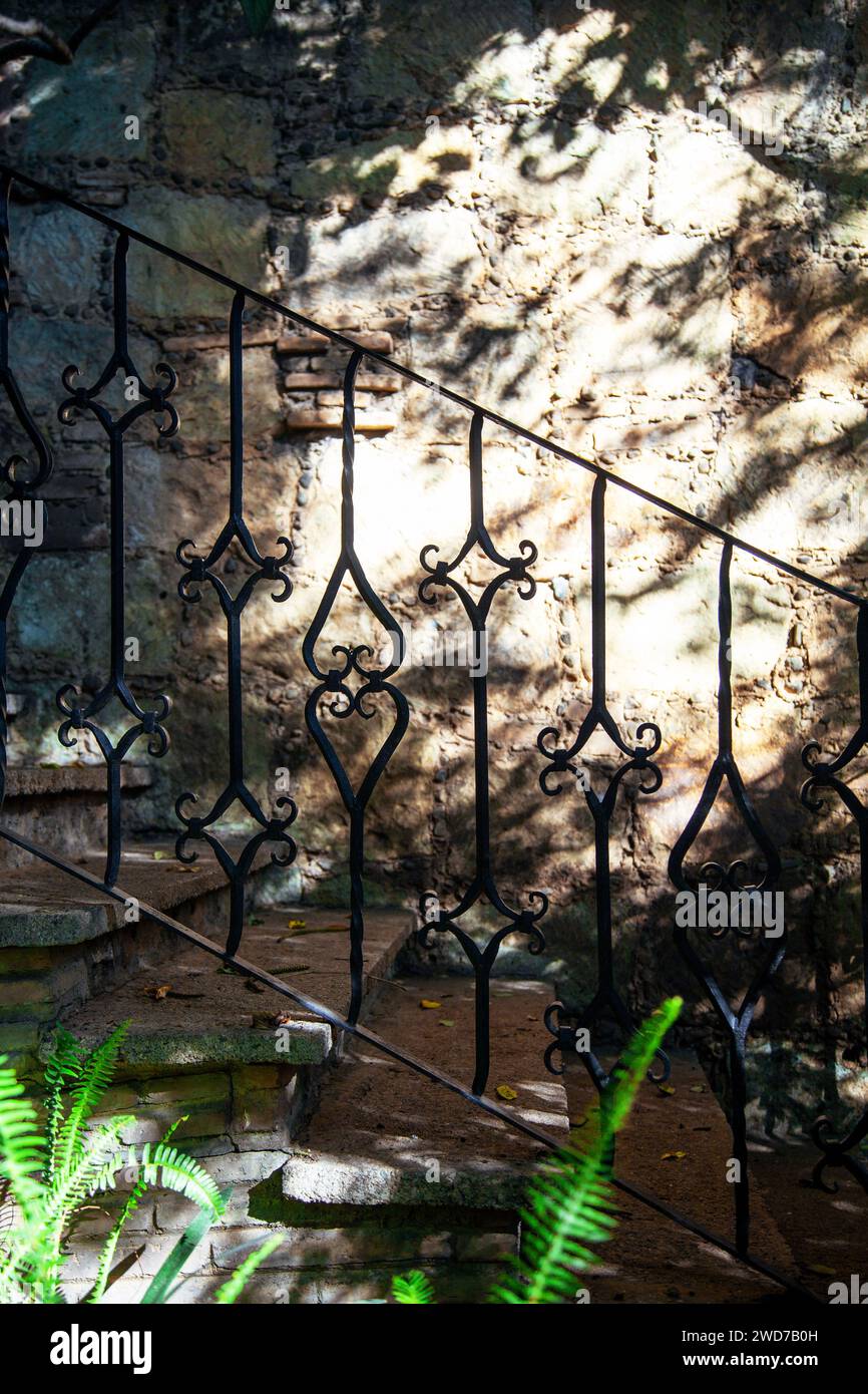 Wrough iron railing hi-res stock photography and images - Alamy