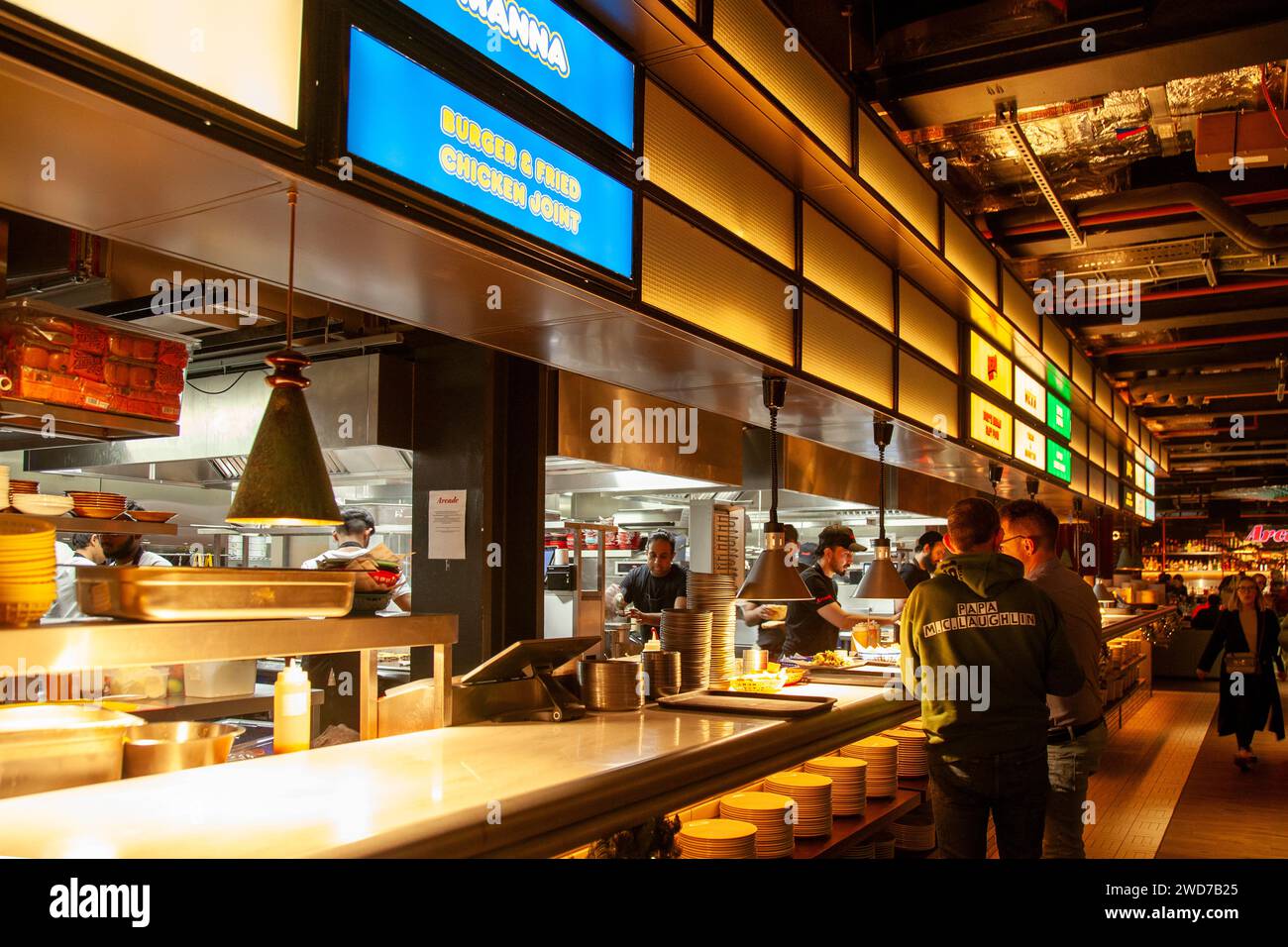 The arcade food hall hi-res stock photography and images - Alamy