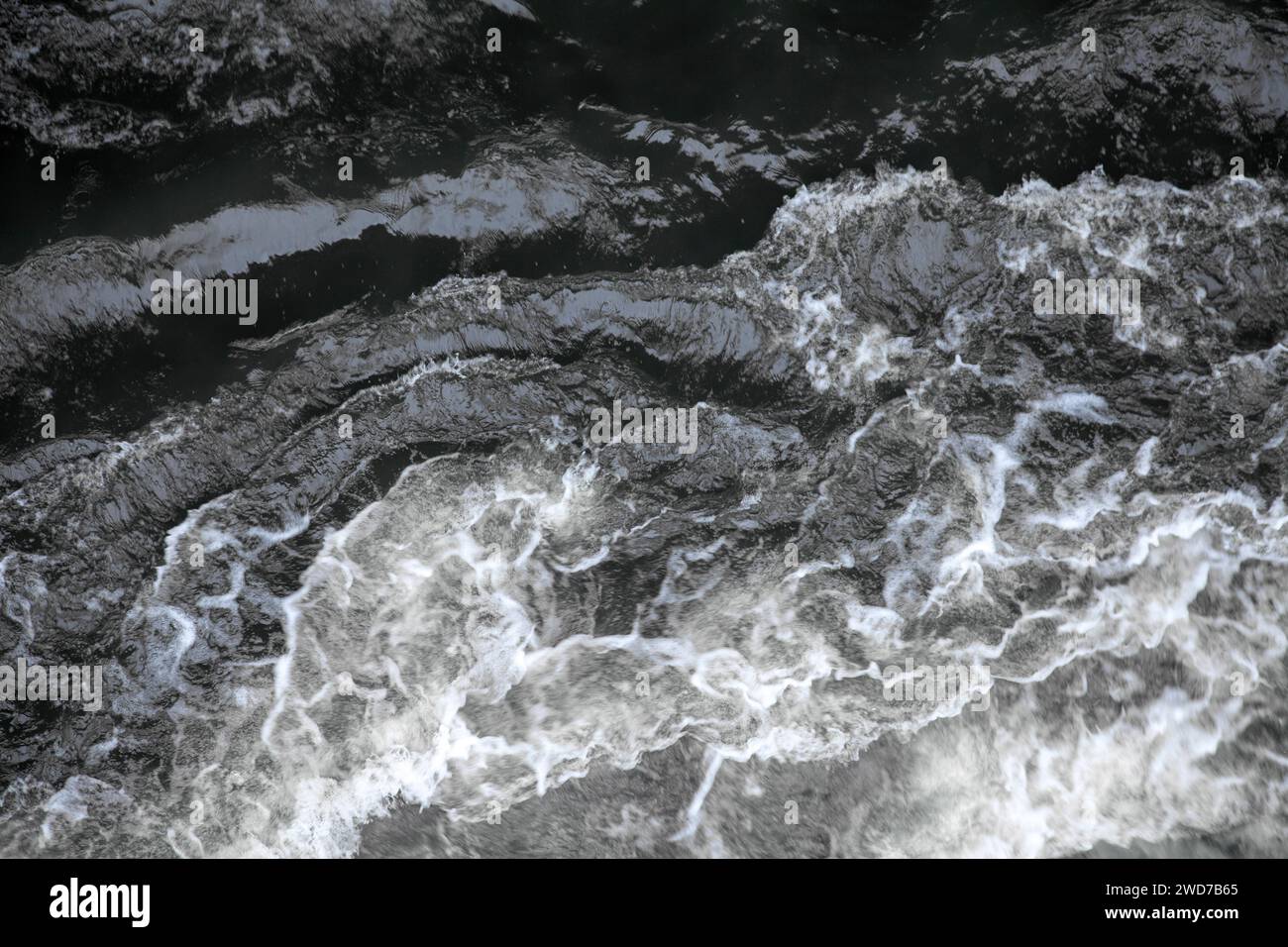 Swirling River Water From Above Stock Photo - Alamy