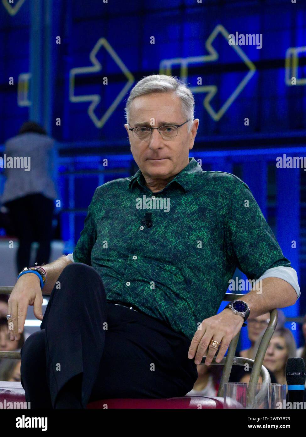 Rome, Italy. 19th Jan, 2024. Rome, Elios studios, TV show "Avanti un ...