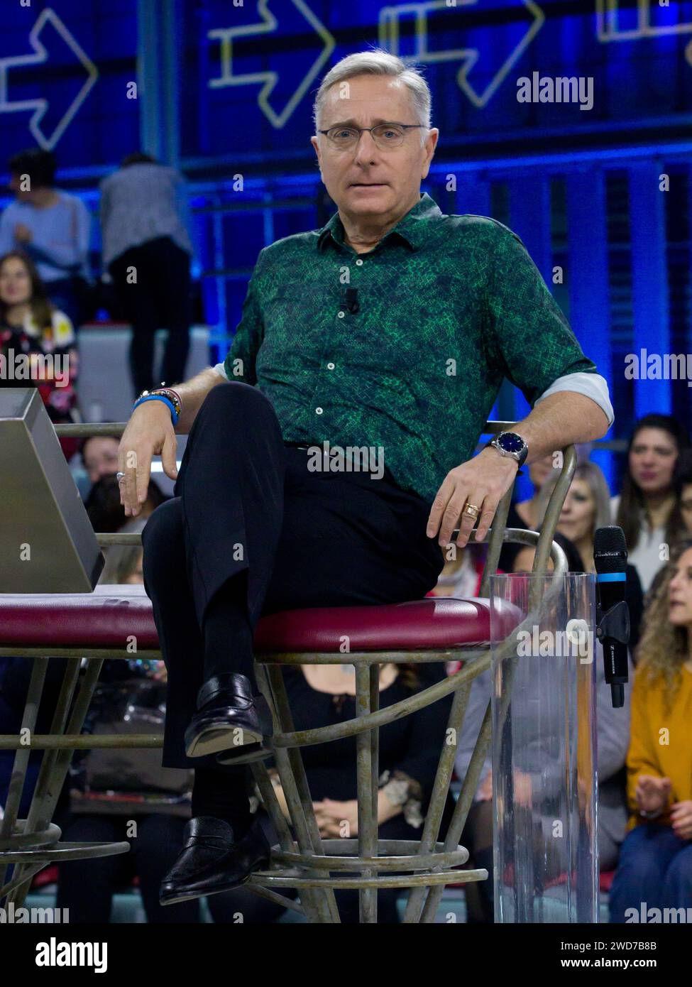 Rome, Italy. 19th Jan, 2024. Rome, Elios studios, TV show "Avanti un ...