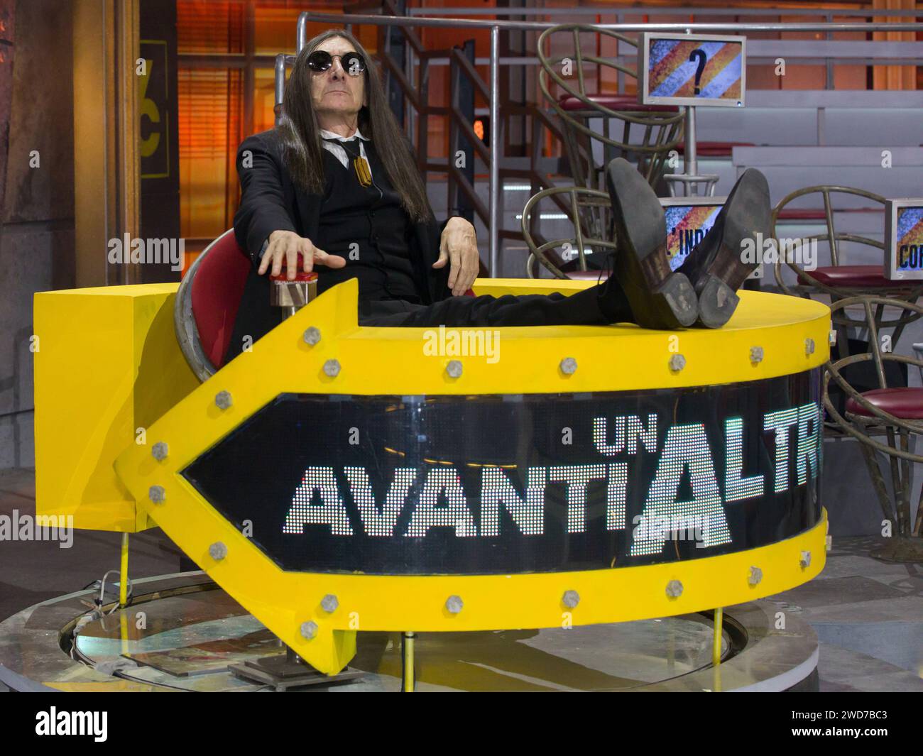 Rome, Italy. 19th Jan, 2024. Rome, Elios studios, TV show "Avanti un ...