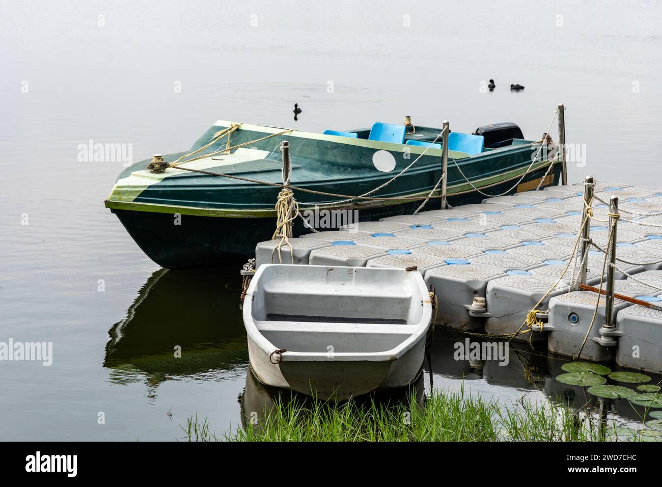 Experience the joy of two motor boats captured in a vibrant children's ...