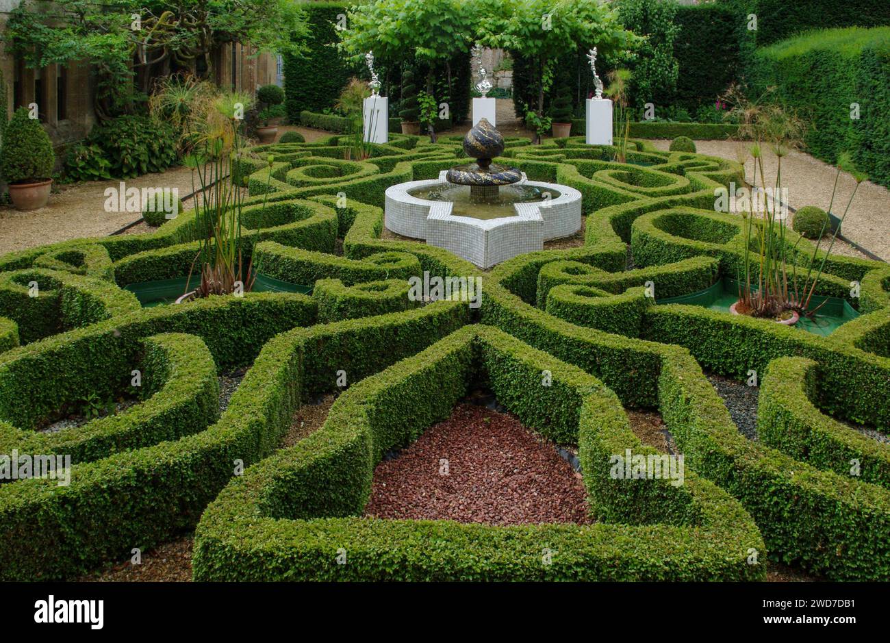 Sudeley Castle and Gardens, Winchcombe, Gloucestershire, UK; view of ...