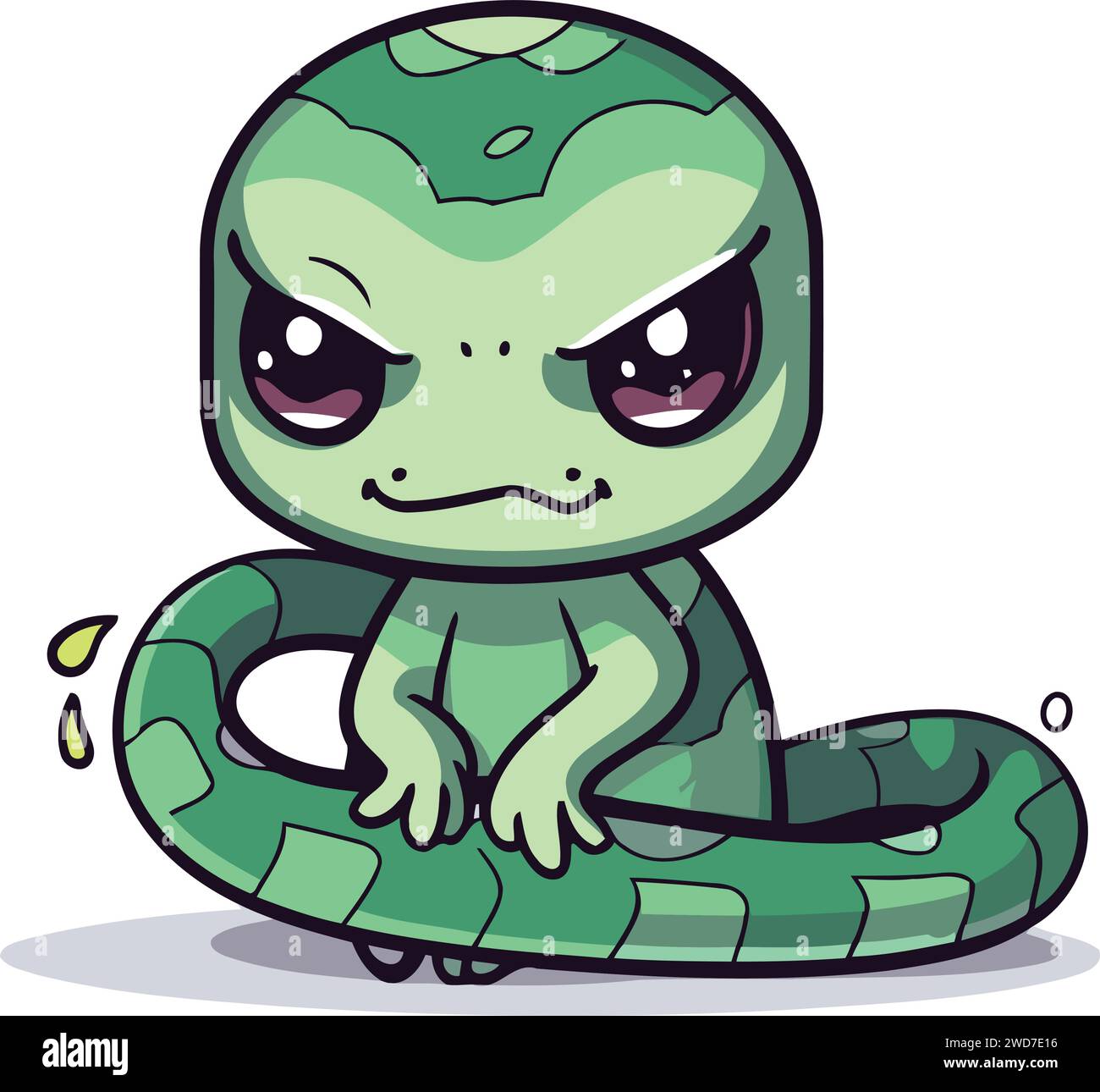 Sad snake Stock Vector Images - Alamy