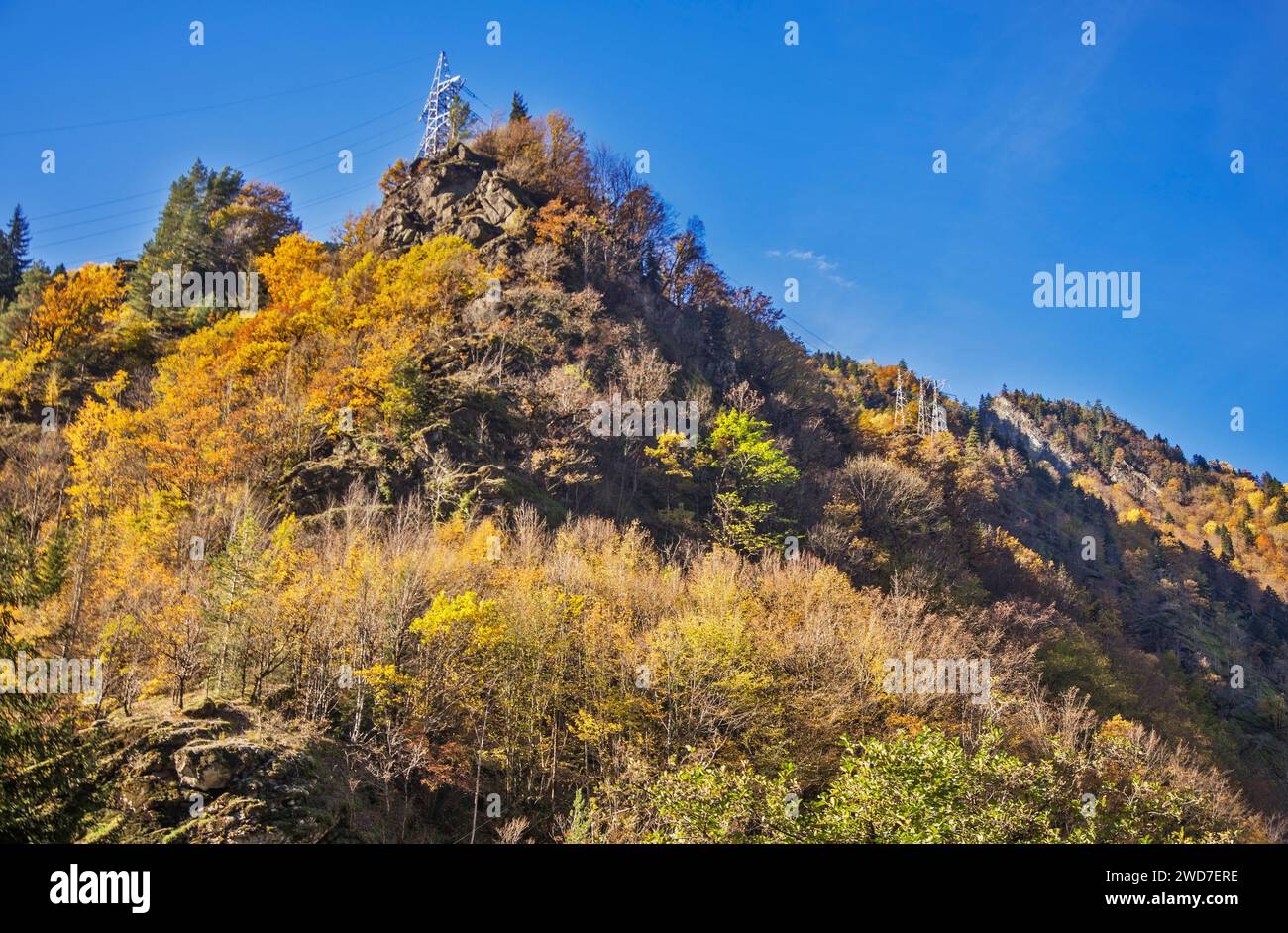 Enguri river gorge. Samegrelo-Zemo. Svaneti. Georgia Stock Photo - Alamy