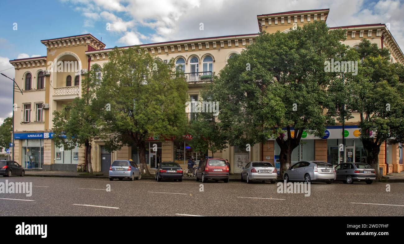 Shota Rustaveli street in Poti. Georgia Stock Photo - Alamy