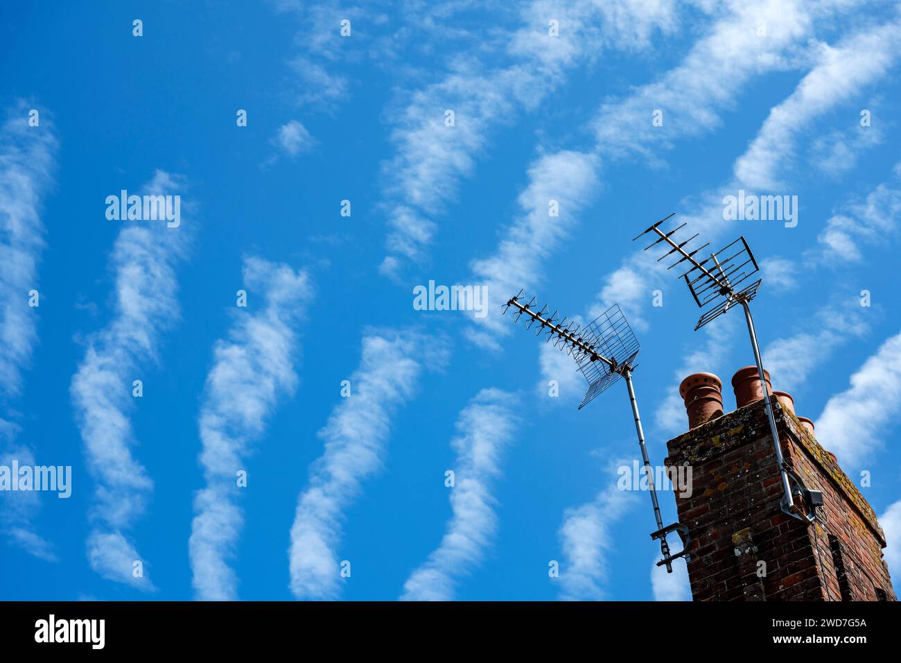 Aerials and chimneys hi-res stock photography and images - Alamy