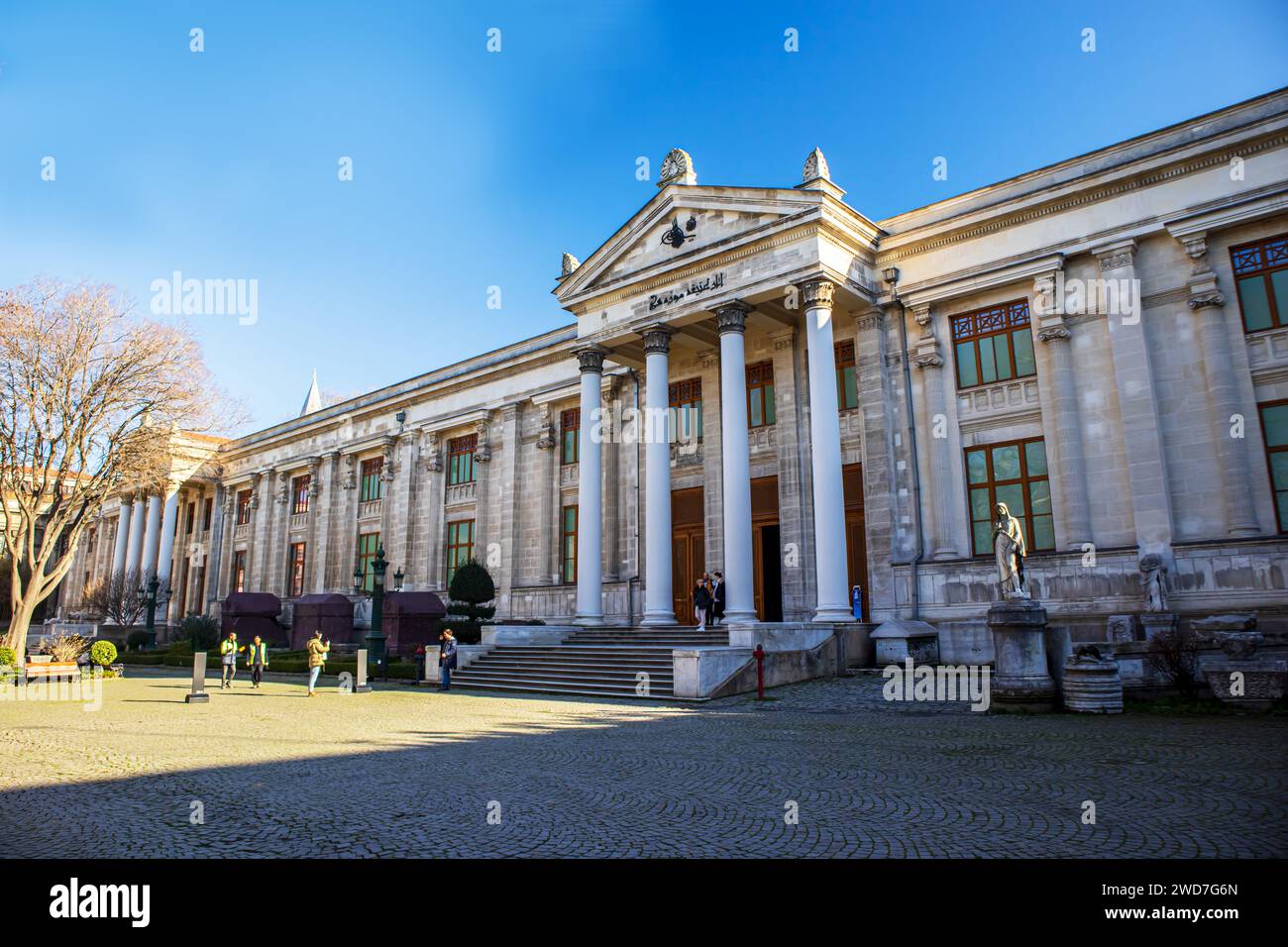 The Istanbul Archaeology Museum Main Building Facades, Artifacts And ...
