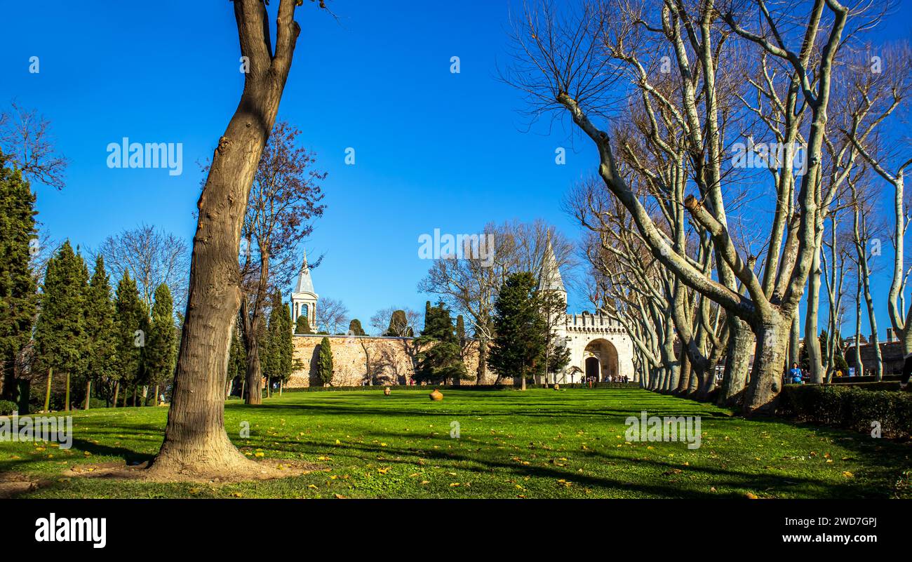 Historical Topkapi Palace 1. Courtyard Gate And Various Views Istanbul ...