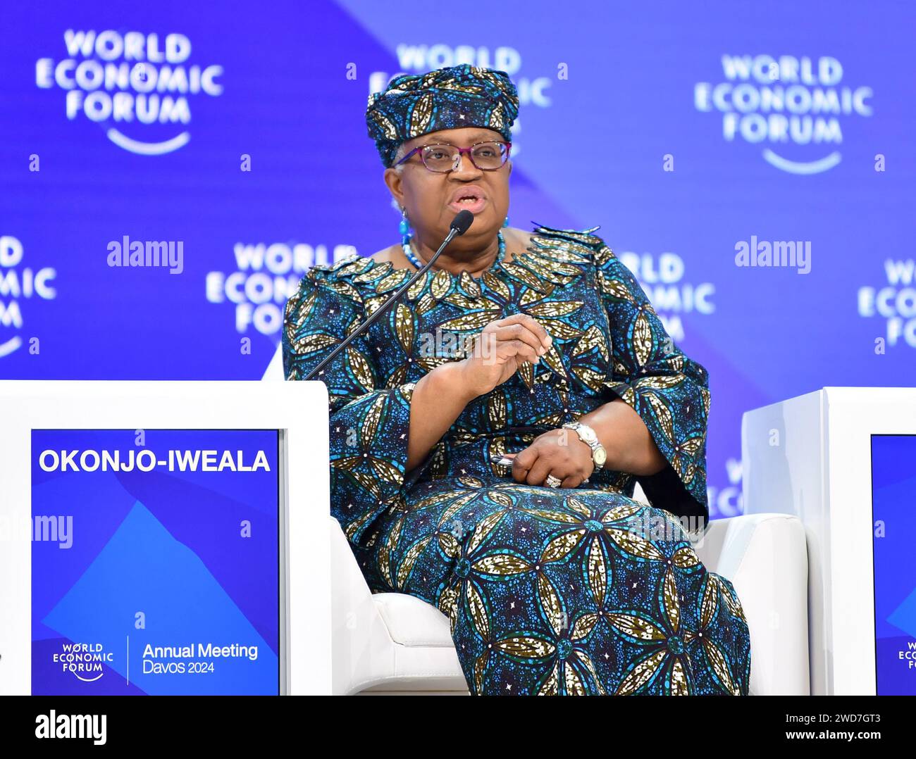 Davos, Switzerland. 18th Jan, 2024. Ngozi Okonjo-Iweala, director ...