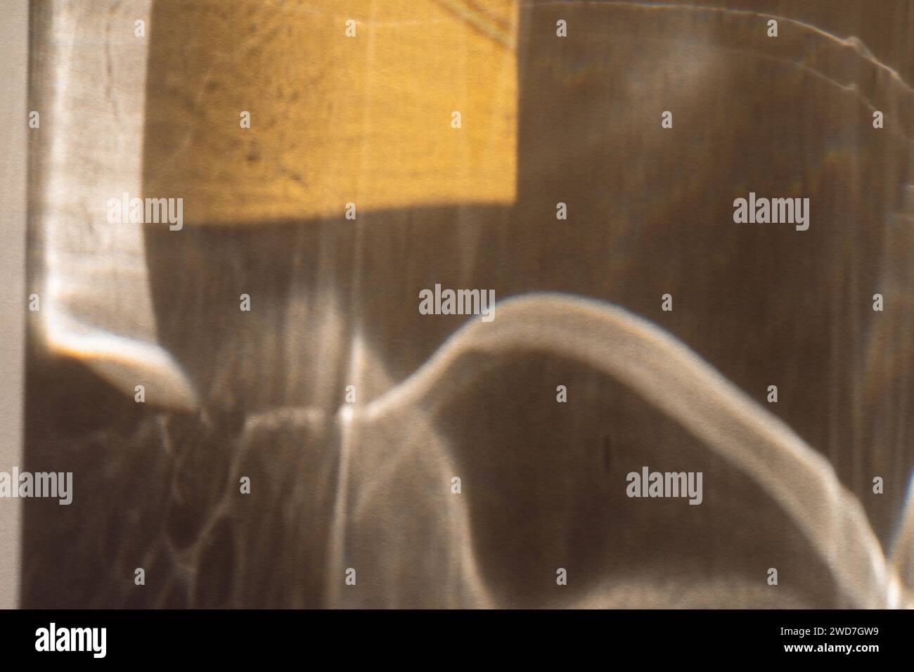 Abstract yellow gold caustic strobe prism texture overlay. Summer copy ...