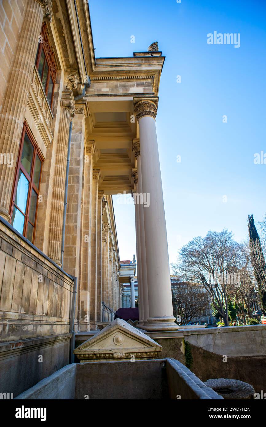 The Istanbul Archeology Museum Main Building Facades, Artifacts And ...