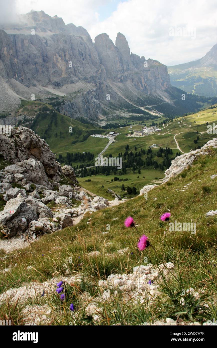 Dolomite's landscape in Alta Badia Stock Photo - Alamy