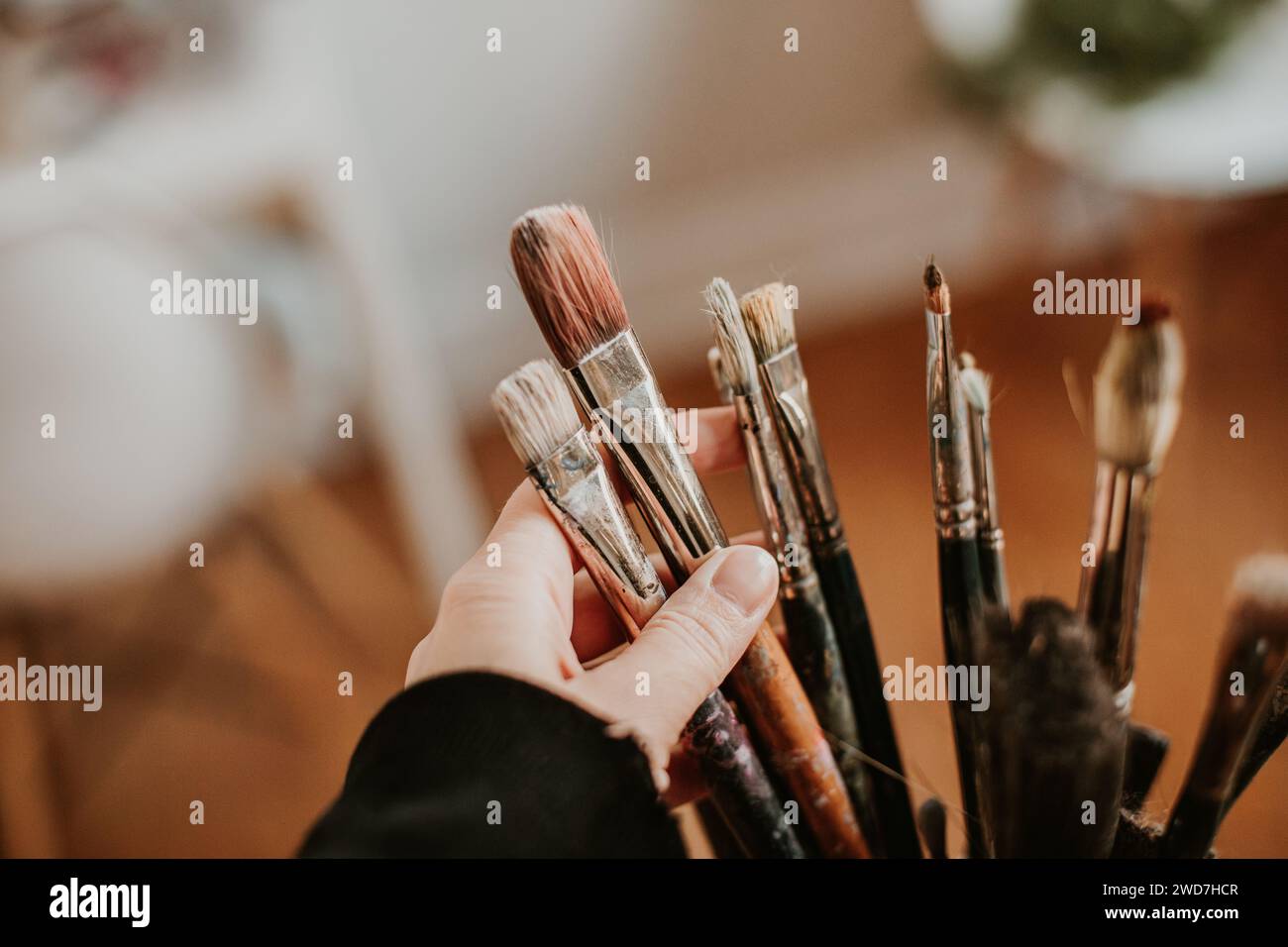 Hand sorting hi-res stock photography and images - Alamy