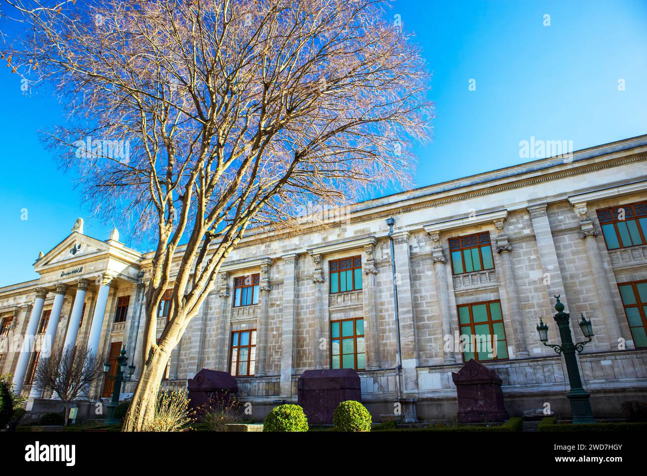 The Istanbul Archeology Museum Main Building Facades, Artifacts And ...