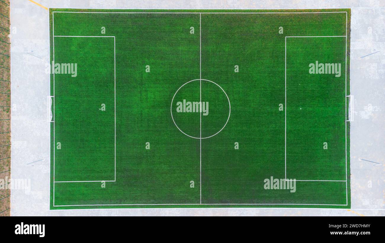 Football field top view. Football Field Photo, Download Football Field ...